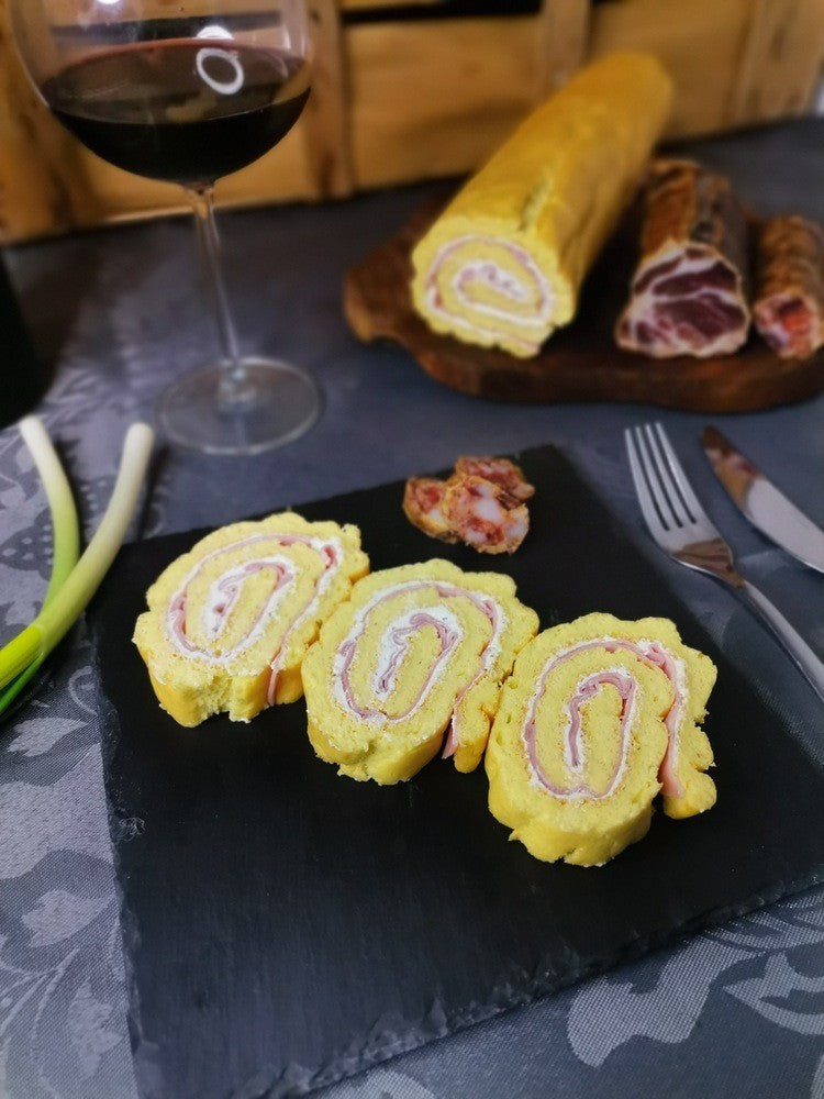 Slana rolada sa šunkom i sirom – Satis Cibum